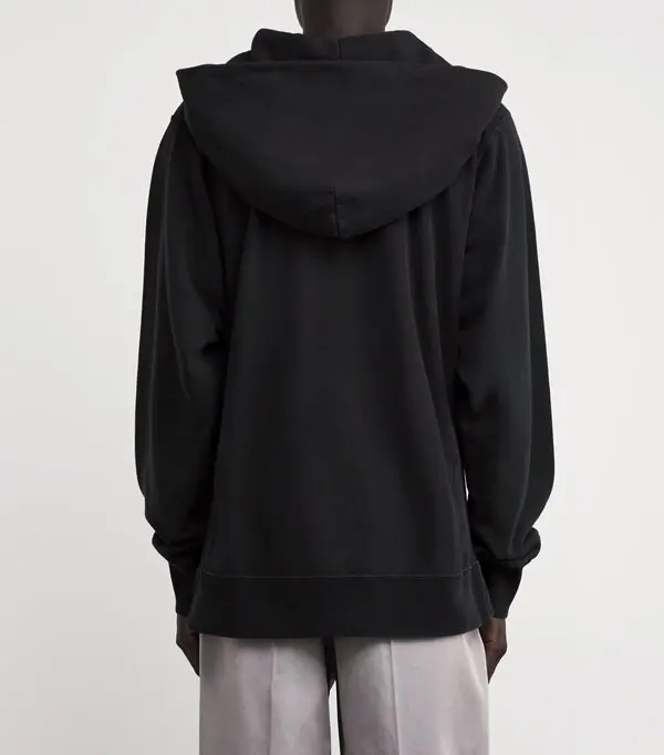 MAISON MARGIELA Cotton Relaxed Hoodie - Black