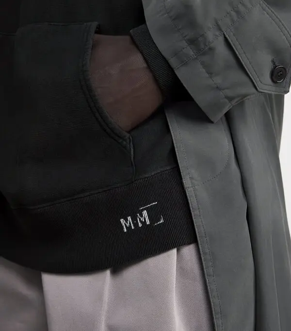 MAISON MARGIELA Cotton Relaxed Hoodie - Black
