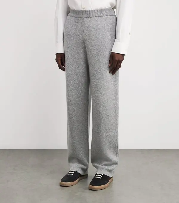Johnstons Of Elgin Cashmere-wool Relaxed Sweatpants