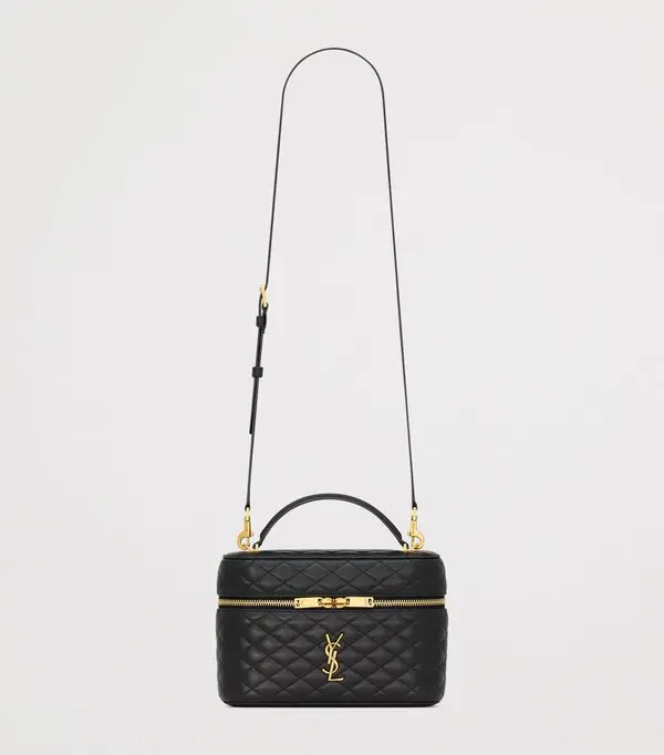 Saint Laurent Large Gaby Vanity Shoulder Bag - Black