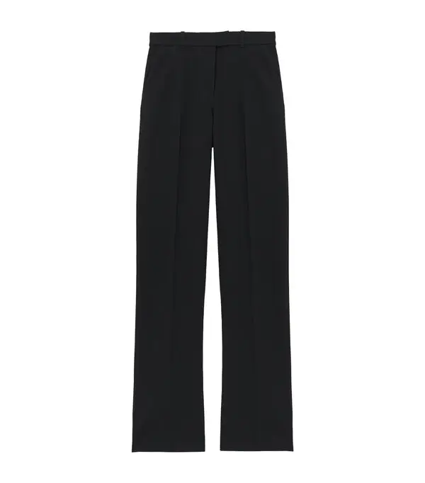 Alexander McQueen Stretch-wool Straight Trousers
