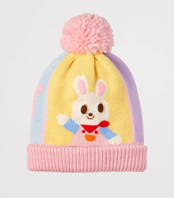 MIKI HOUSE Pom-pom Beanie Hat