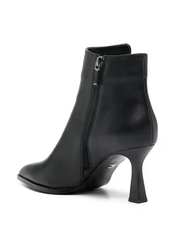 Lola Cruz Leather Ankle Boots