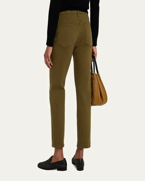 FRAME The Borrowed Denim Pants - Green