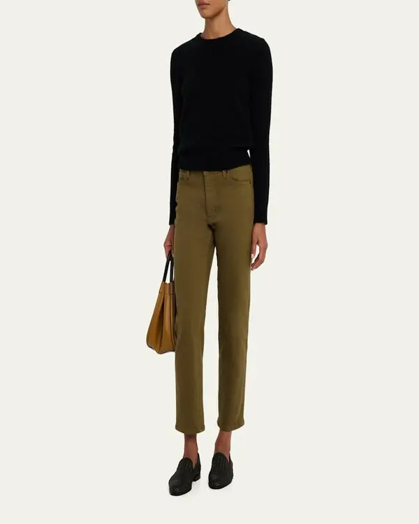 FRAME The Borrowed Denim Pants - Green
