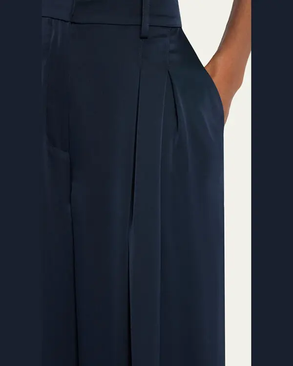 Ramy Brook Oscar Wide-leg Satin Pants