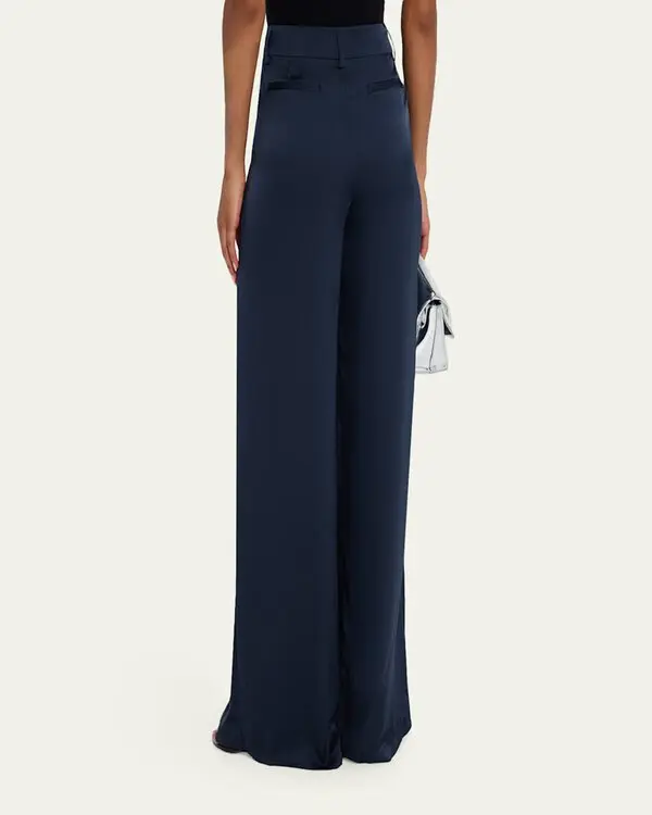 Ramy Brook Oscar Wide-leg Satin Pants