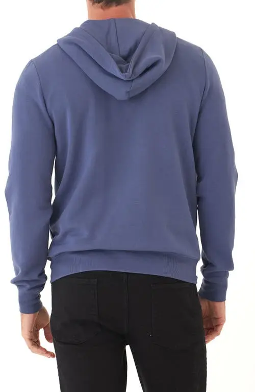 THREADS 4 THOUGHT Colton Feather Fleece Half Zip Hoodie - Deep Sea
