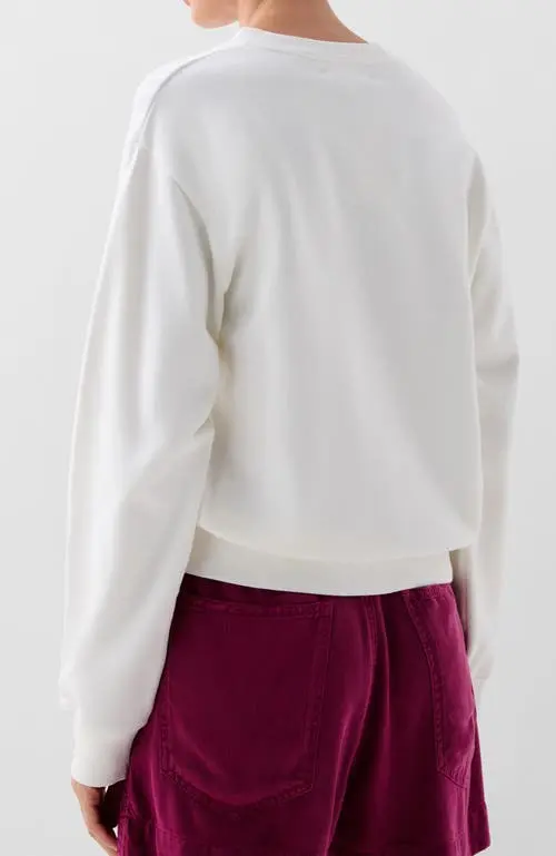 SCALPERS Sweet Sweater" Long Sleeve Sweatshirt With Graphic Print - Offwhite