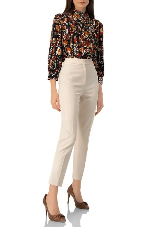 IVONNE Printed Long Sleeve Shirt