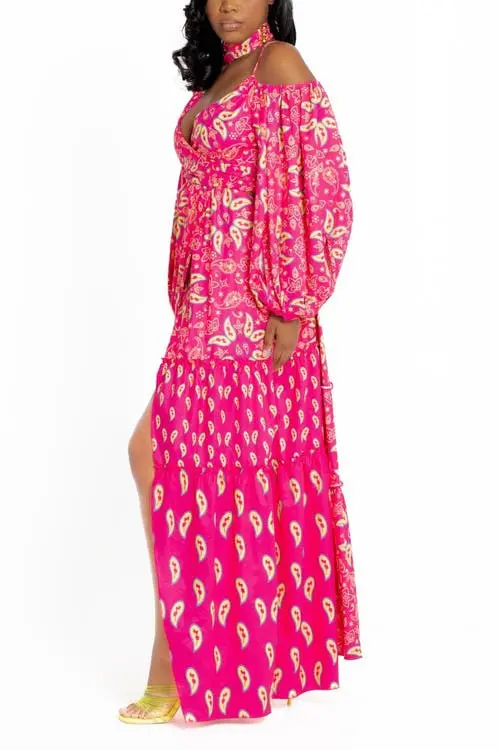 BOHN JSELL Persephone Wrap Dress