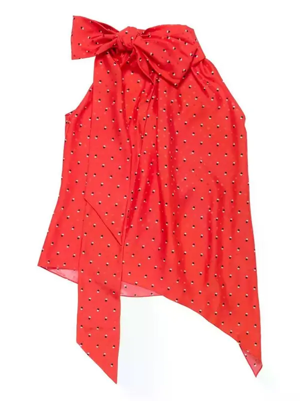 Acne Studios Bow-detail Asymmetric Top