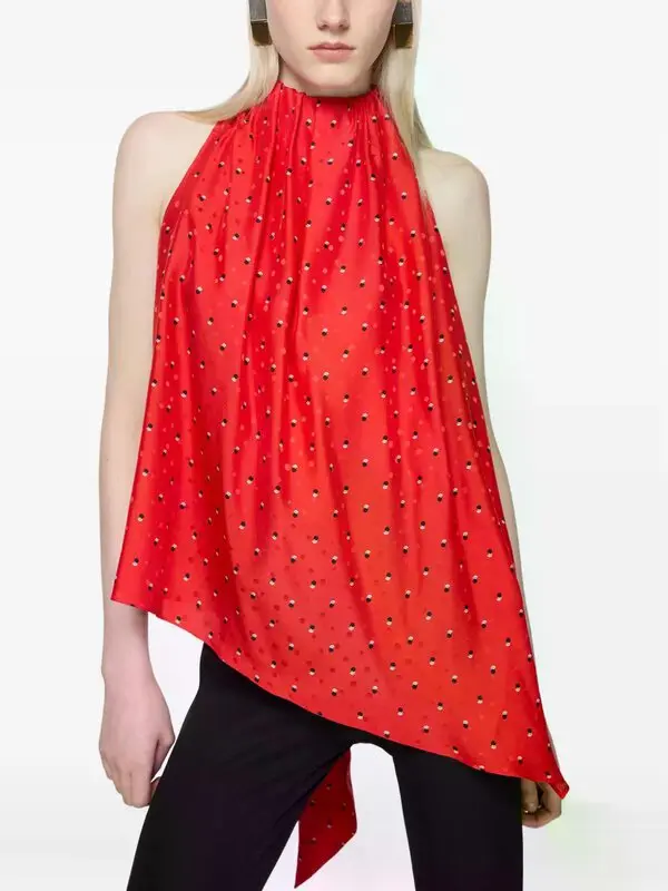 Acne Studios Bow-detail Asymmetric Top