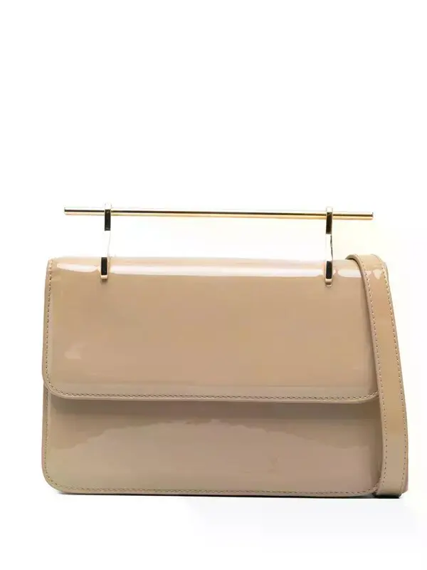M2malletier Leather Clutch With Top Handle