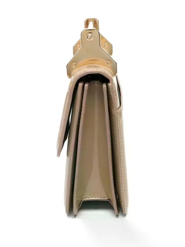 M2malletier Leather Clutch With Top Handle