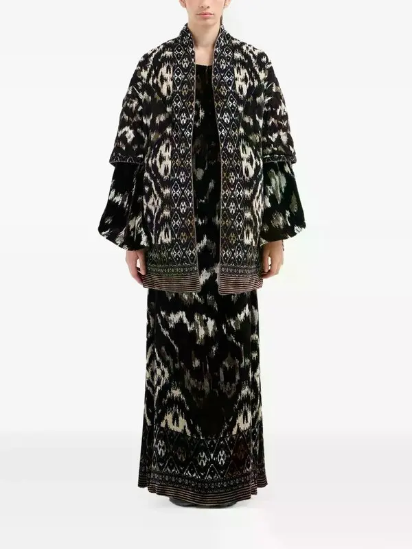 PIERRE-LOUIS MASCIA All-over Pattern Quilted Coat