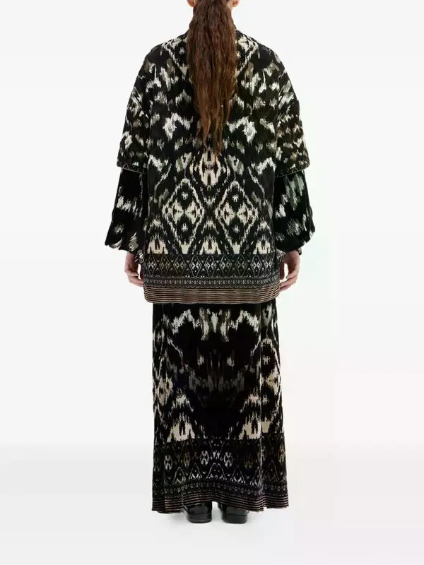 PIERRE-LOUIS MASCIA All-over Pattern Quilted Coat