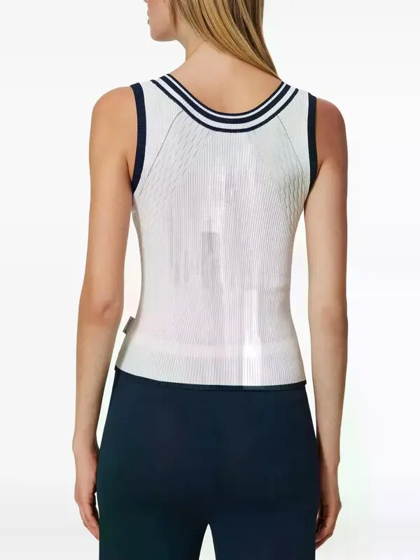 TWINSET Contrasting-trim Ribbed Top