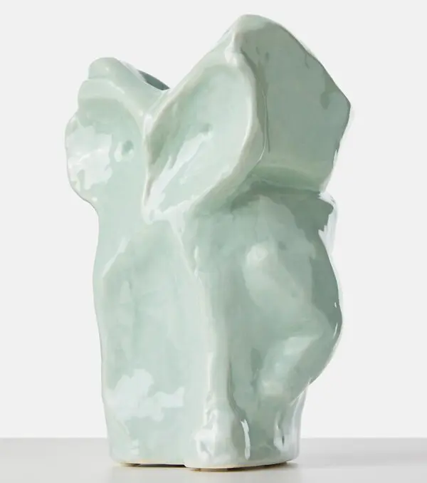 SERAX After Midnight Owl Small Stoneware Vase Marni - Blue