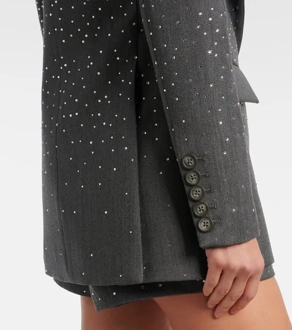 Alex Perry Crystal-embellished Blazer