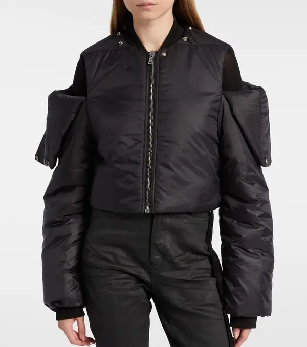 Rick Owens Convertible Puffer Jacket - Black