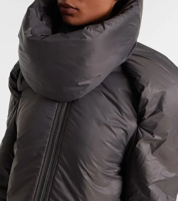 Rick Owens Convertible Puffer Jacket - Brown