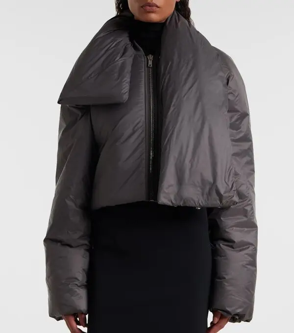 Rick Owens Convertible Puffer Jacket - Brown