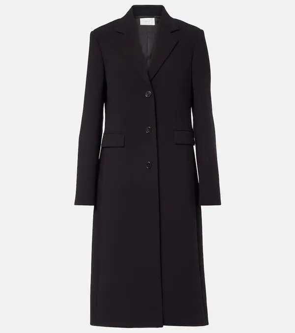 THE ROW Cerys Wool-blend Coat - Black