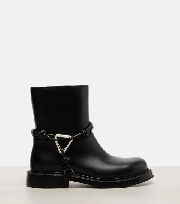 Bottega Veneta Leather Ankle Boots