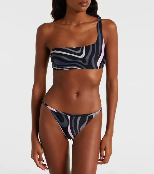 Emilio Pucci Marmo Bikini Top
