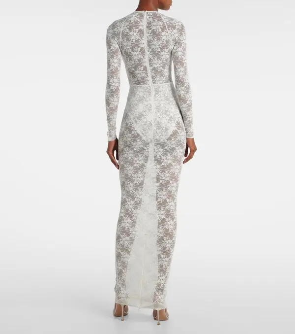 Alex Perry Sheer Lace Gown