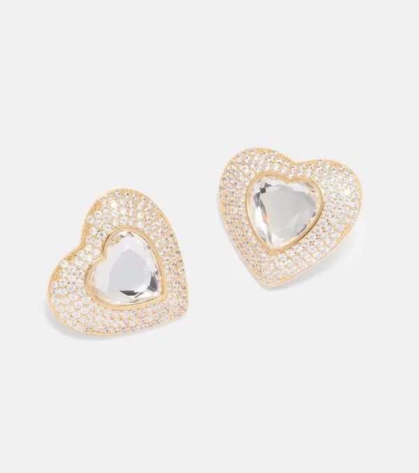SELF-PORTRAIT Crystal-embellished Stud Earrings