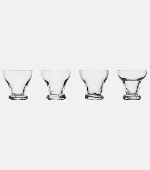 MILENA KLING Overflow Set Of 4 Glasses