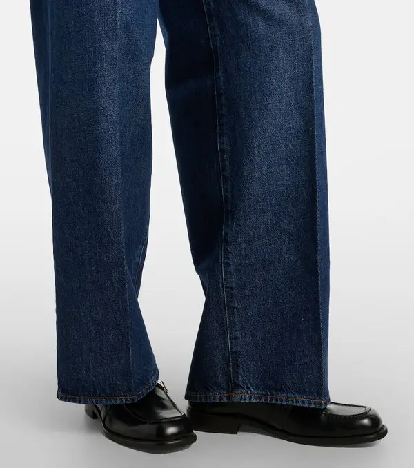FRAME High-rise Wide-leg Jeans