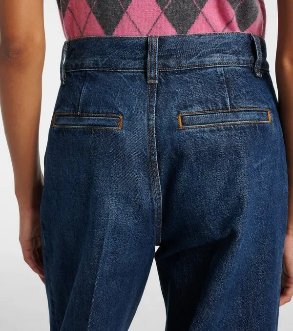 FRAME High-rise Wide-leg Jeans