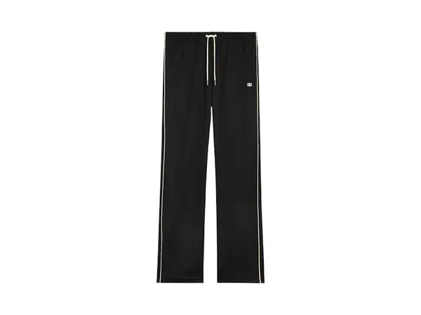 Celine Triomphe Embroidery In Double Face Jersey Trackpants