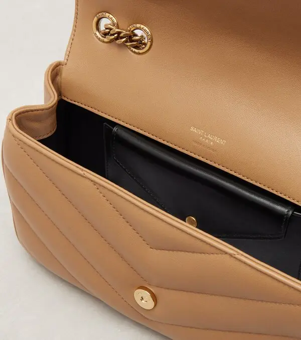 Saint Laurent Loulou Small Leather Shoulder Bag