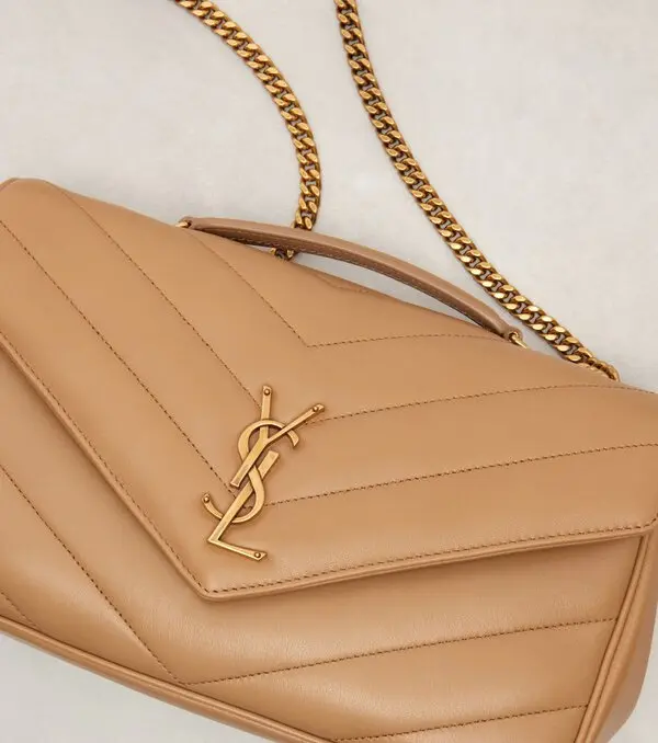 Saint Laurent Loulou Medium Leather Shoulder Bag