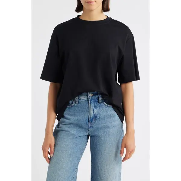 MAVI Cotton Crewneck T-shirt - Black
