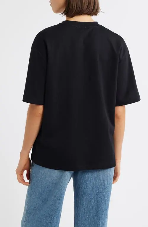 MAVI Cotton Crewneck T-shirt - Black