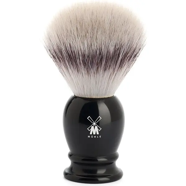 MUHLE Classic Large Silvertip Fiber Shaving Brush - Black