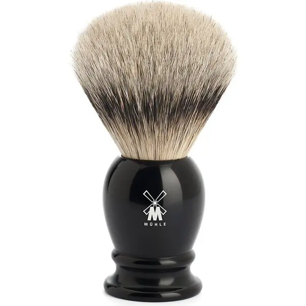 MUHLE Classic Large Silvertip Badger Shaving Brush - Black