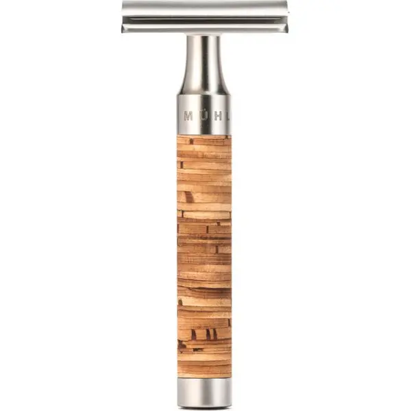 MUHLE Rocca Stainless Steel & Safety Razor - Birch Bark