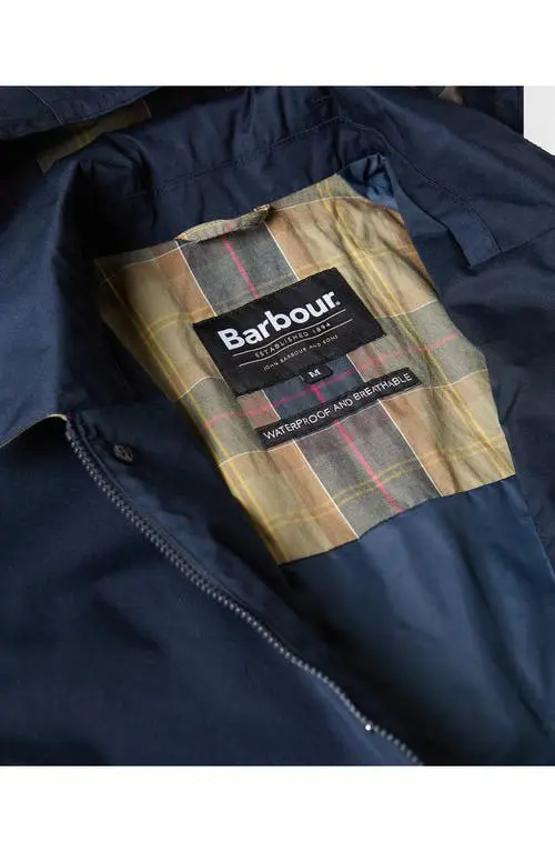 Barbour Lorig Waterproof Raincoat - Navy