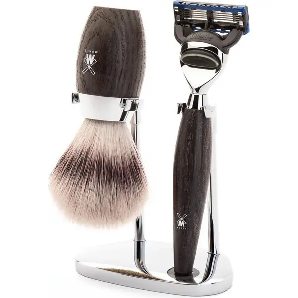 MUHLE Kosmo 3-piece Shaving Set - Bog Oak