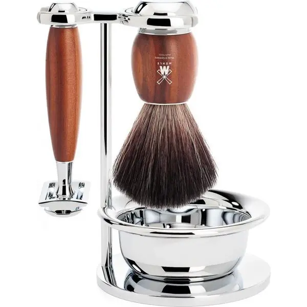 MUHLE Vivo 4-piece Shaving Set - Plumwood