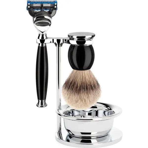 MUHLE Sophist 4-piece Shaving Set - Black