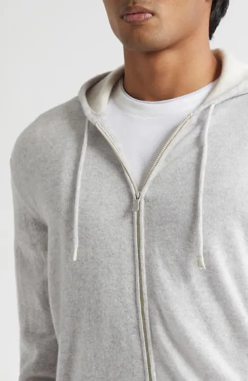 Eleventy Full Zip Cashmere Hoodie
