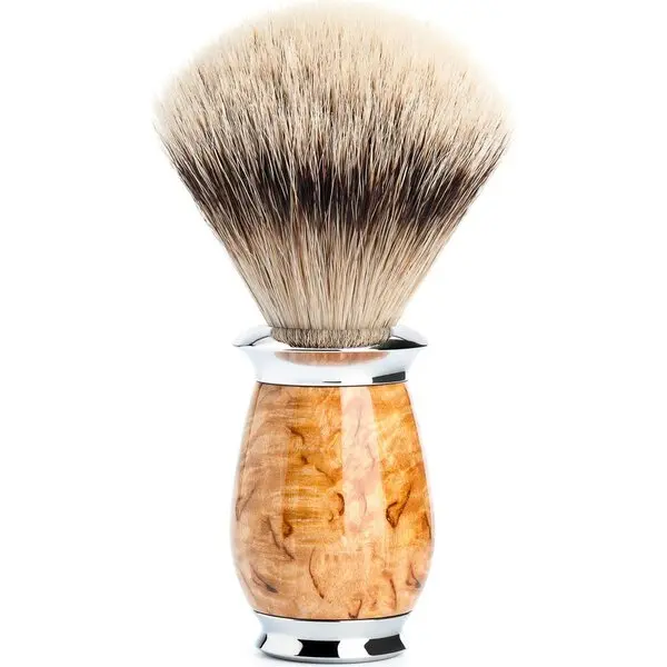 MUHLE Purist Karelian Silvertip Badger Shaving Brush - Masur Birch