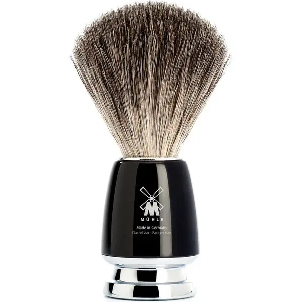 MUHLE Rytmo Pure Badger Shaving Brush - Black